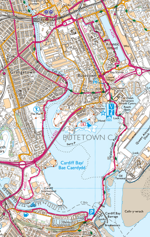 Wales Coast Path / Cardiff City and Barrage