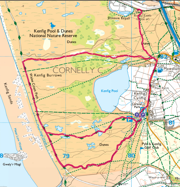 Wales Coast Path / Kenfig National Nature Reserve